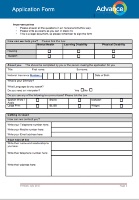 Apply for Advance Housing. Tenancy, Supported Living, Shared Ownership