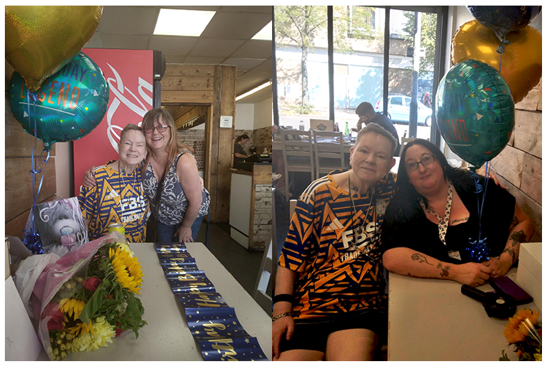 Sharon's birthday surprise